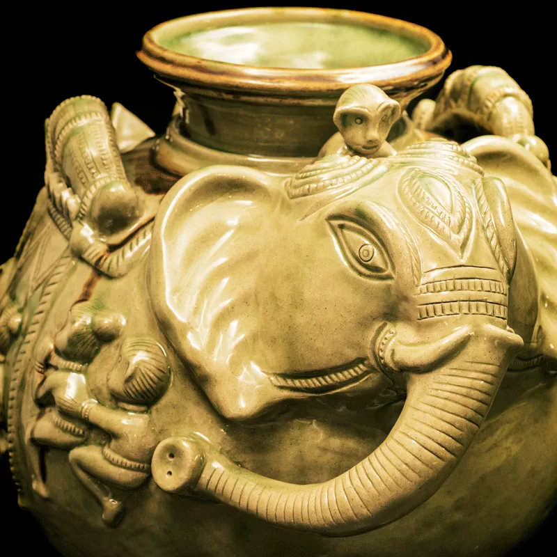 Elephant Jar – Khmer Ceramics and Fine Arts Centre