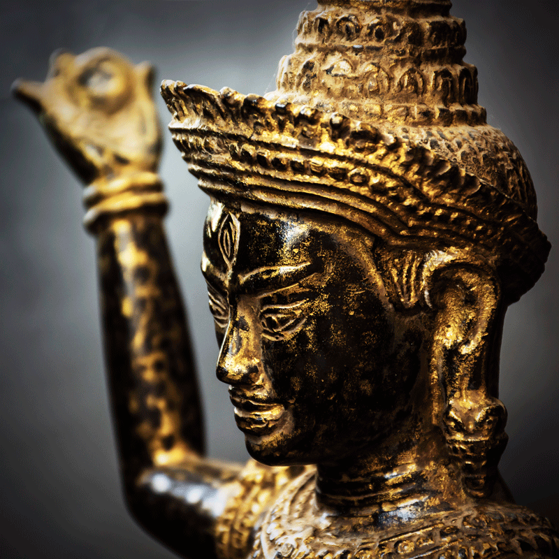 Bronze Apsara Dancing - Khmer Ceramics and Fine Arts Centre