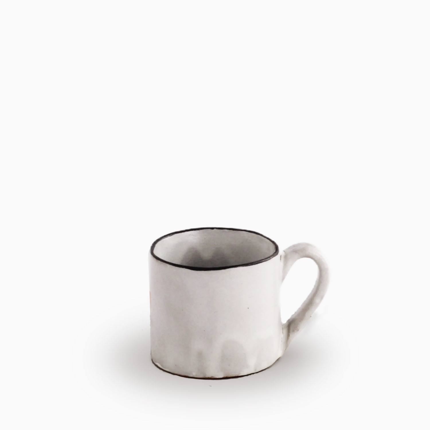 BC Short Cup & Saucer | Line Art - Khmer Ceramics and Fine Arts Centre