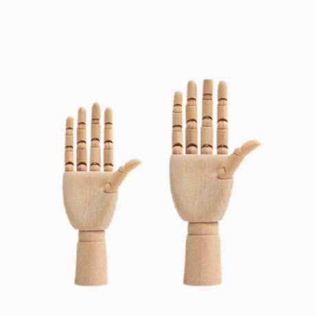 Wooden Mannequin Hand Figure - Khmer Ceramics and Fine Arts Centre